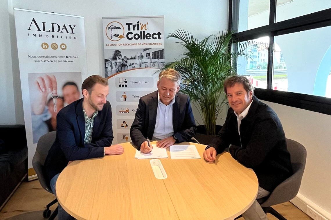 Partenariat entre Alday Immobilier et Tri'n'Collect
